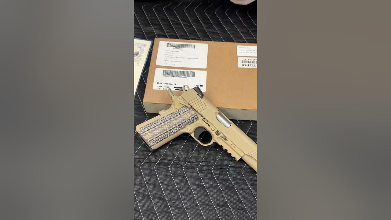 Consecutively-Numbered Colt M45A1's Issued To US Marine Corps #shorts - YouTube