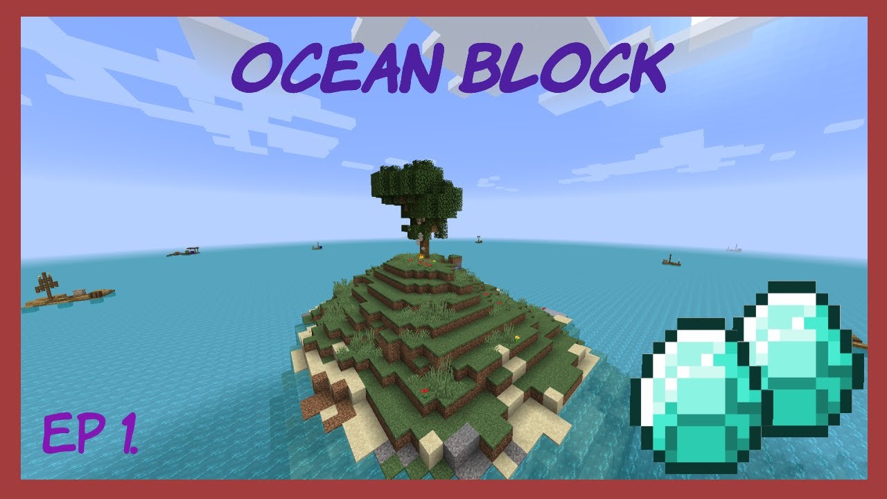Nový začátek [ Minecraft: Ocean block #1 ] - YouTube
