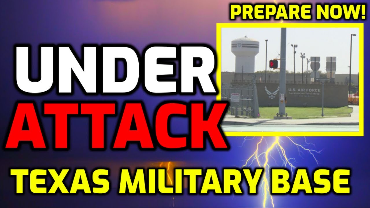 JUST NOW!! ⚠️ Texas Air Force Base UNDER ATTACK!! - MILITARY ON HIGH ...