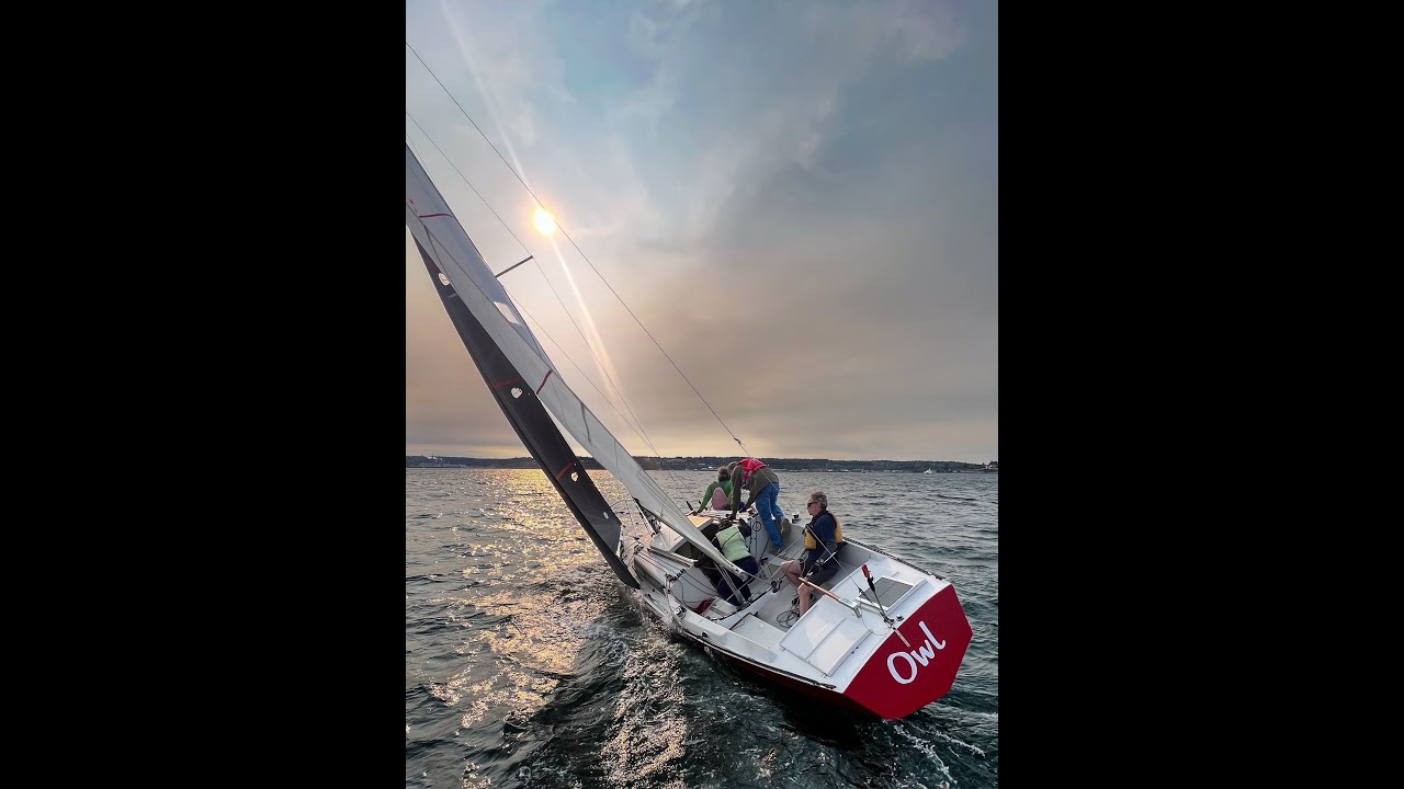 Docking in Heavy Air Under Sail (with the wind in the wrong direction) - YouTube