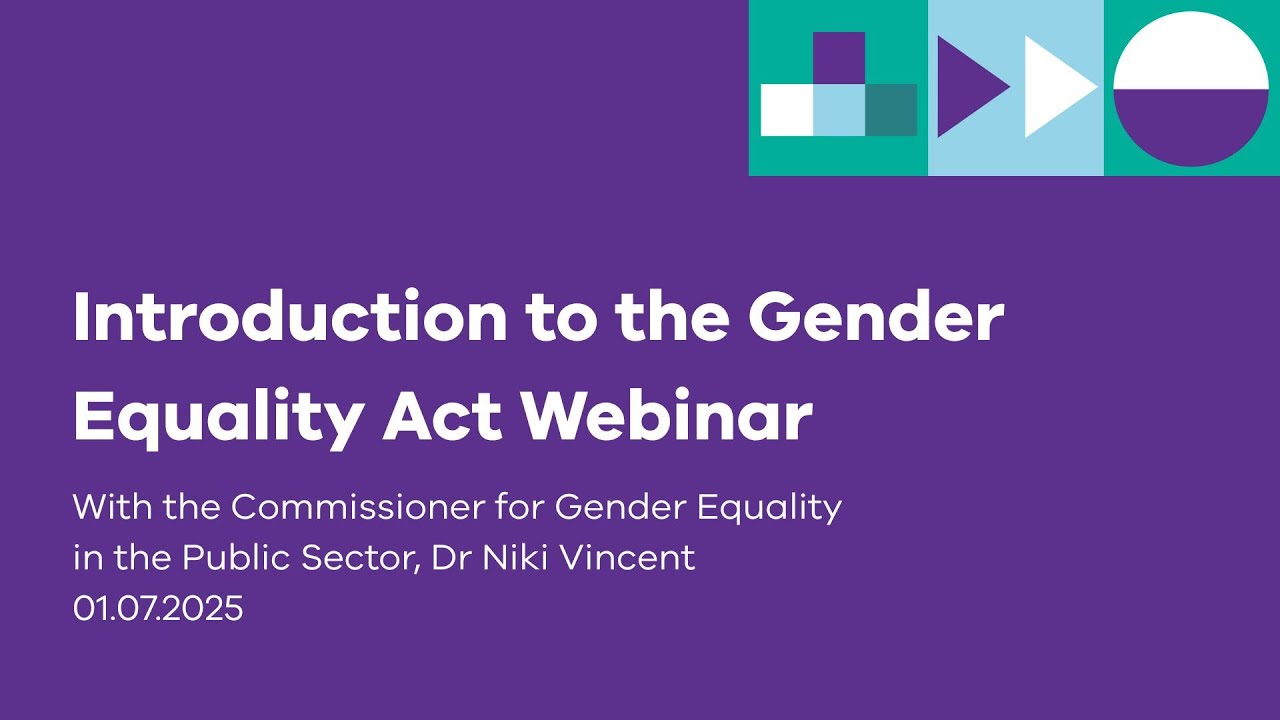 Webinar: Introduction to the Gender Equality Act - YouTube