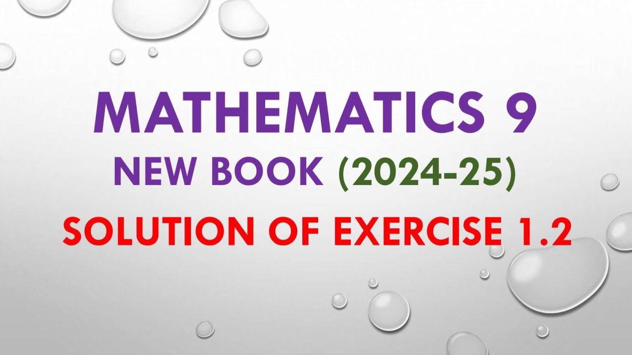 Math Class 9 Science Group || New Book (2024-25) || Solution of ...