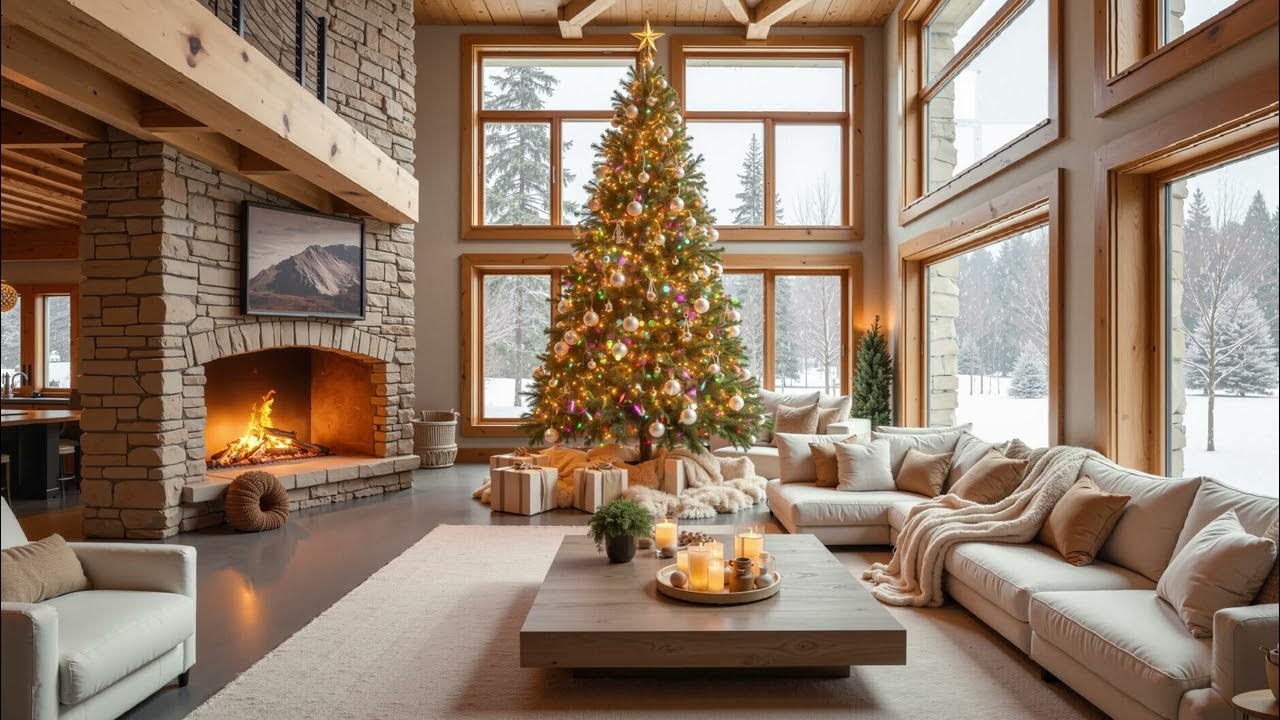 Winter Blizzard Ambience ️ Cozy Christmas Cabin with Fire & Snow Sounds ... Winter Blizzard Ambience ️ Cozy Christmas Cabin with Fire & Snow Sounds ...