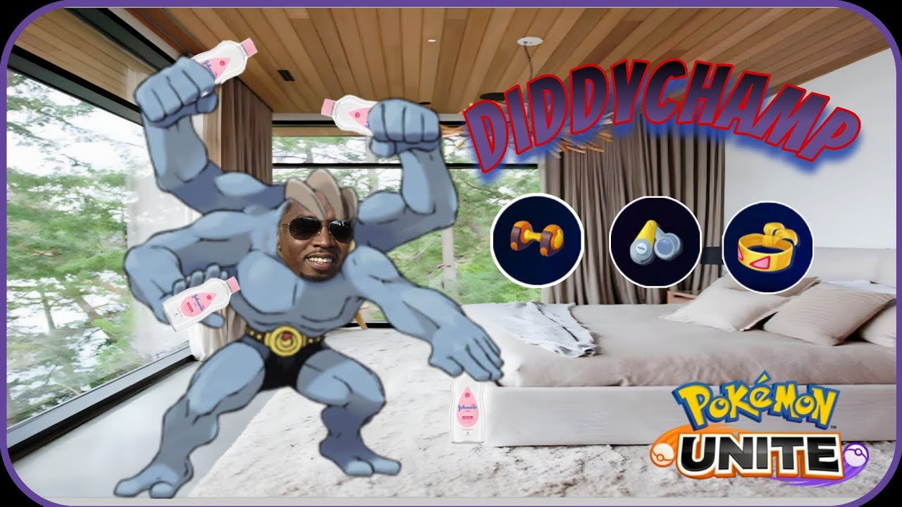 Diddychamp in pokemon unite 😈( gonna oil em up) - YouTube