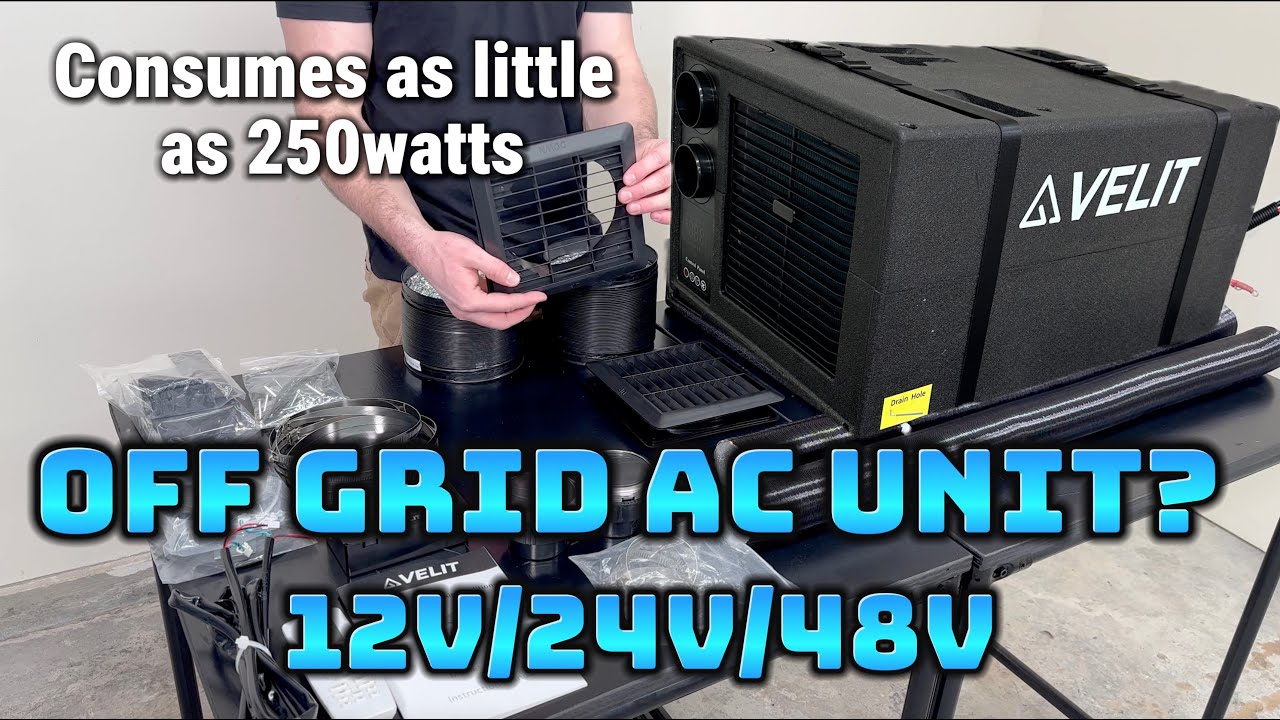 New OFF-GRID Under Bench AC Unit! Unboxing & Review - YouTube