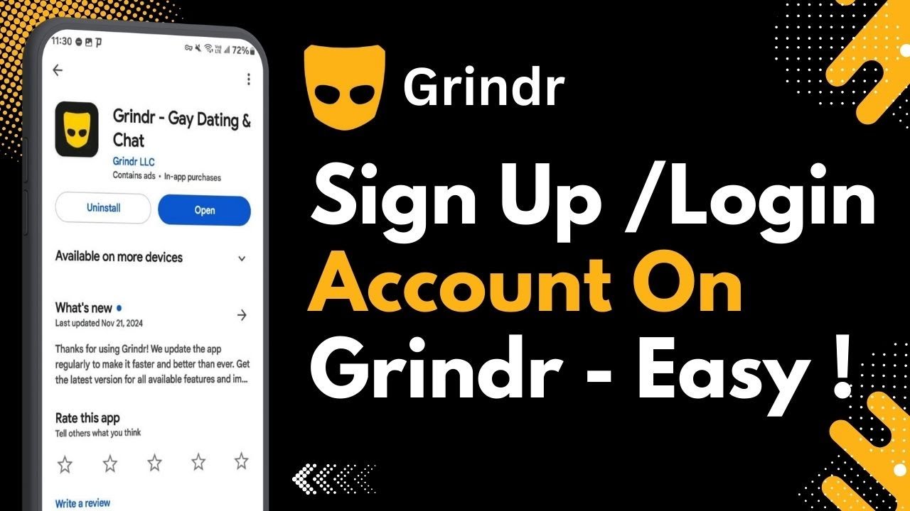 Login Grindr | How to Sign Up Account on Grindr ! - YouTube