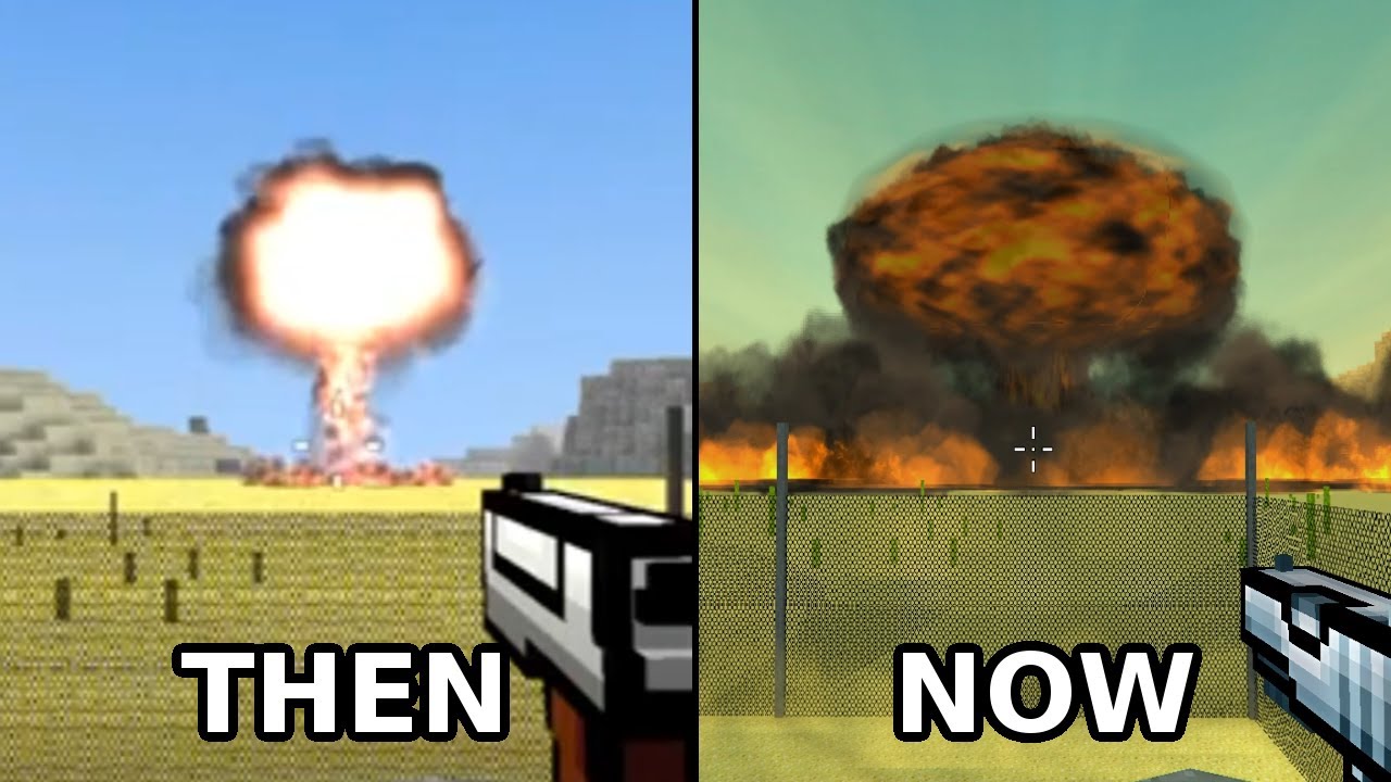 They changed the Explosion on Nuclear City Map in Pixel Gun 3D - YouTube