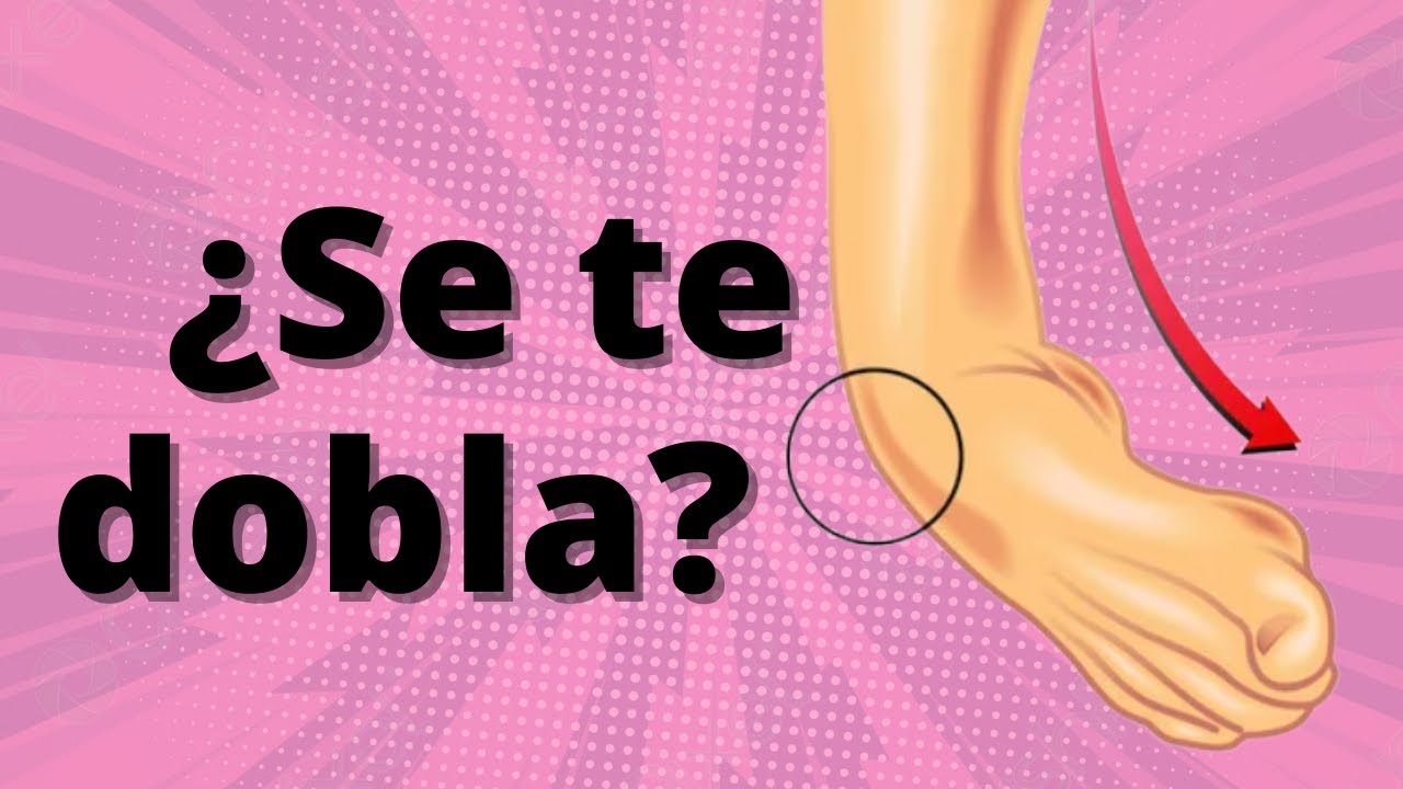 Así se deja de doblar el tobillo - YouTube