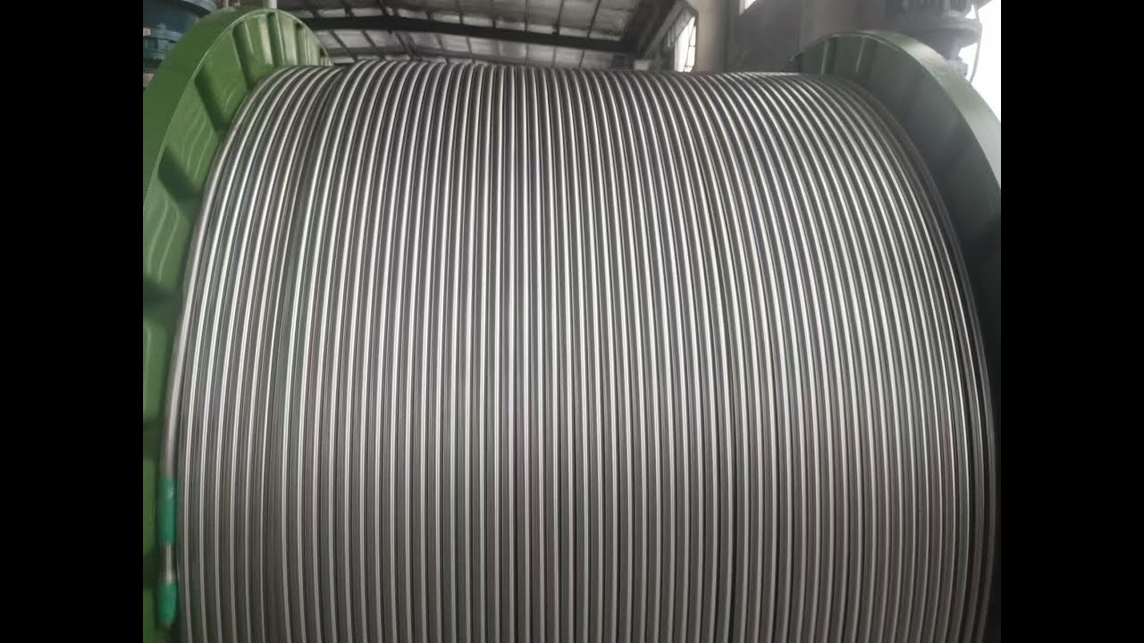 Stainless Steel Coiled Tubing (Continuous Coiled Tubing) - YouTube