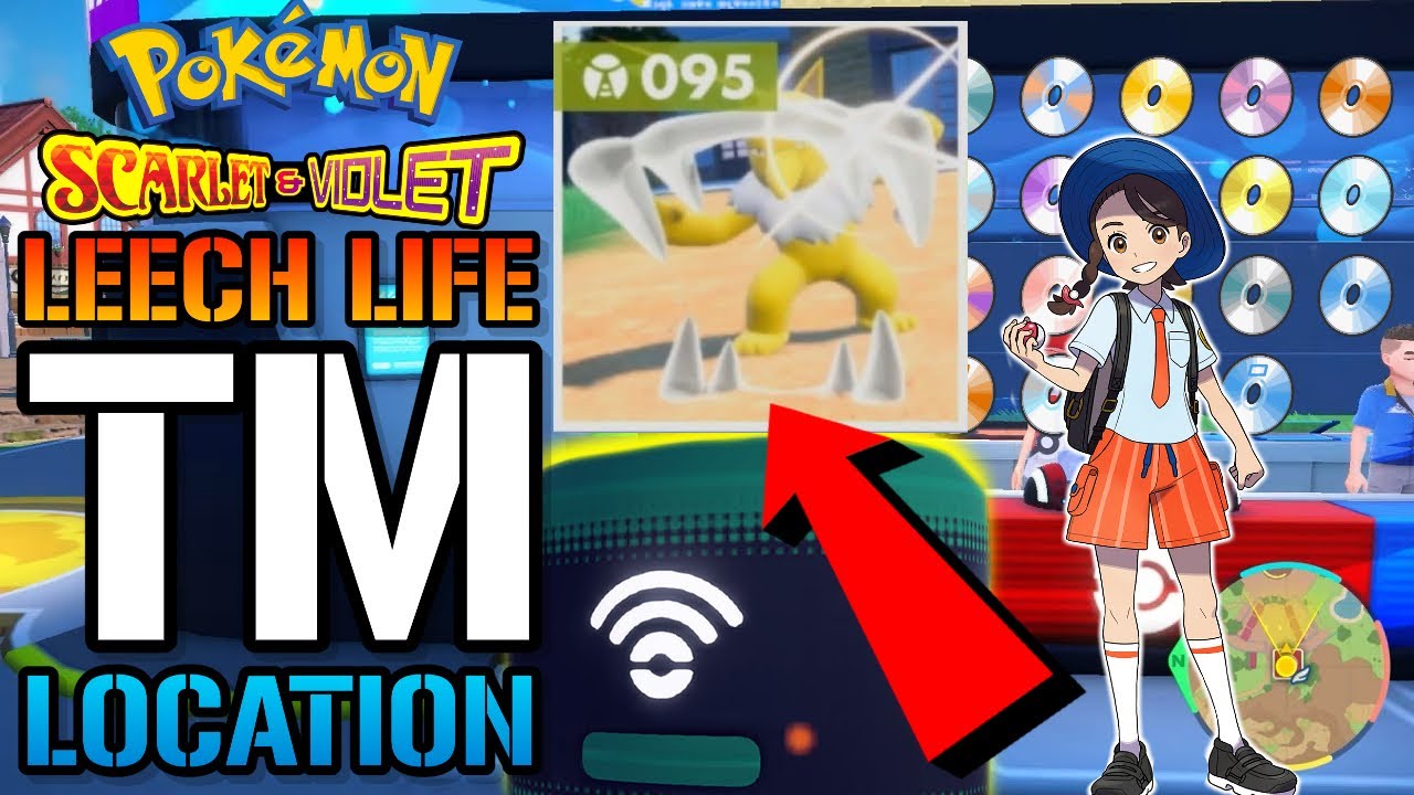 Pokemon Scarlet & Violet "Leech Life" TM! Where To Find This TODAY (TM ...