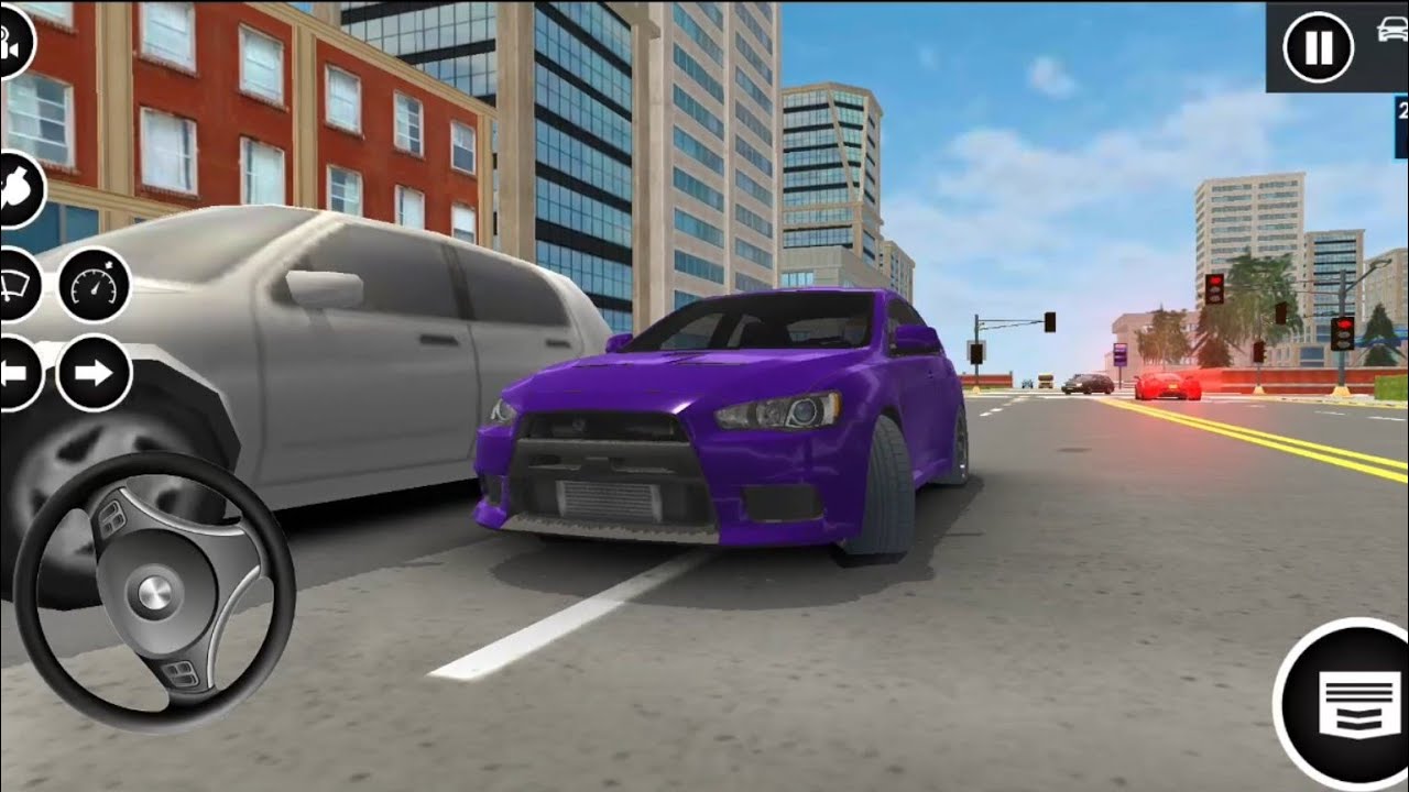 SCHOOL CITY CAR DRIVING LONDON UBER SIMULATOR - YouTube