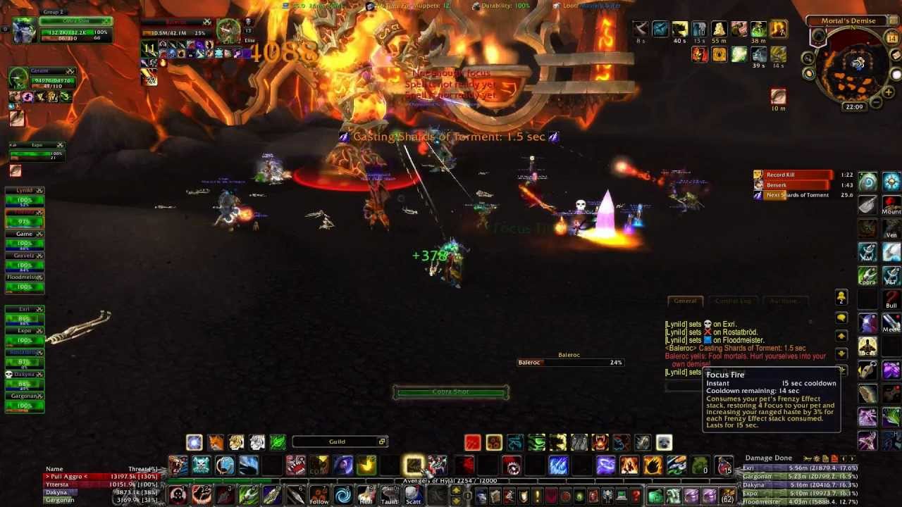 Baleroc 14-08 2011 World of Warcraft Cata Firelands 10 man by No Time ...