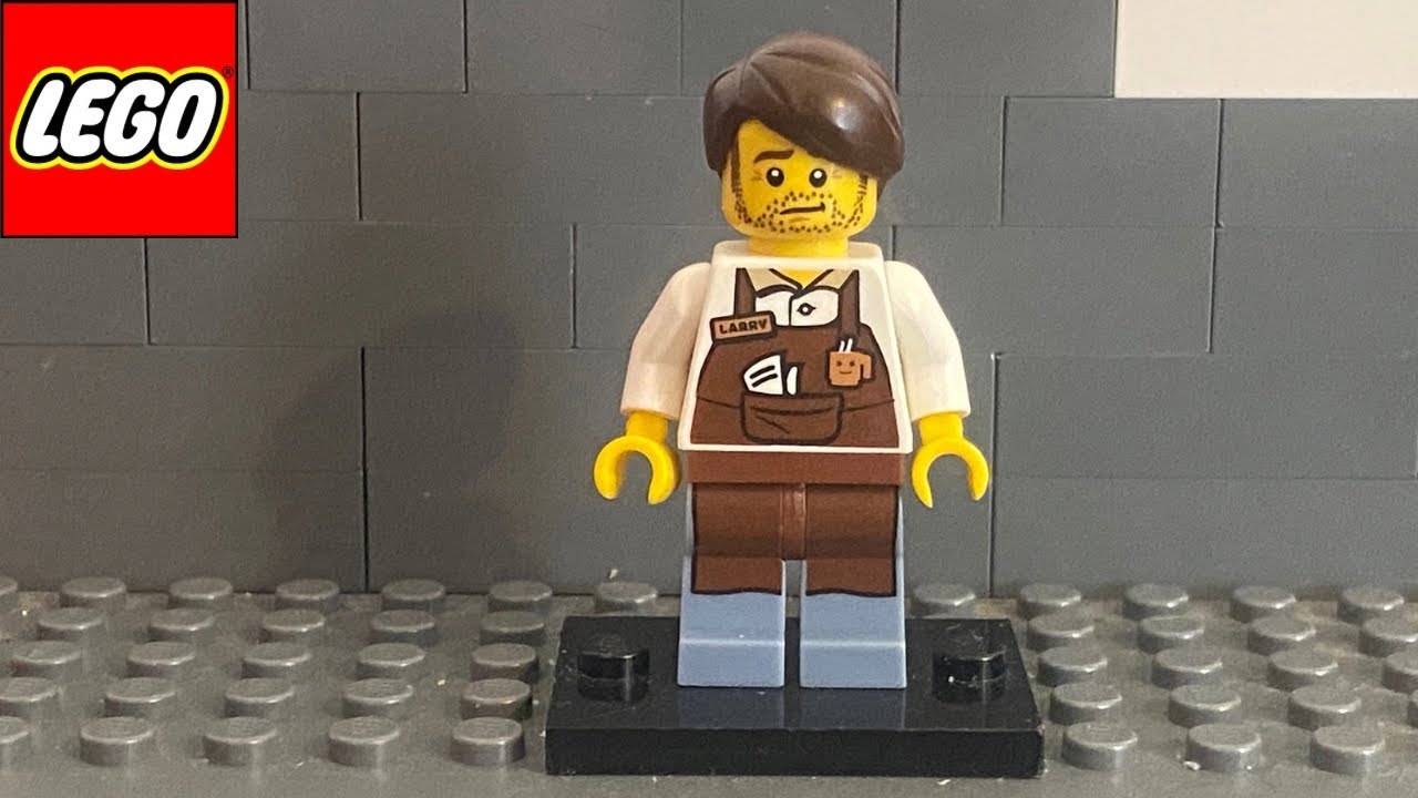 Lego Minifigure Showcase - Larry the barista - YouTube