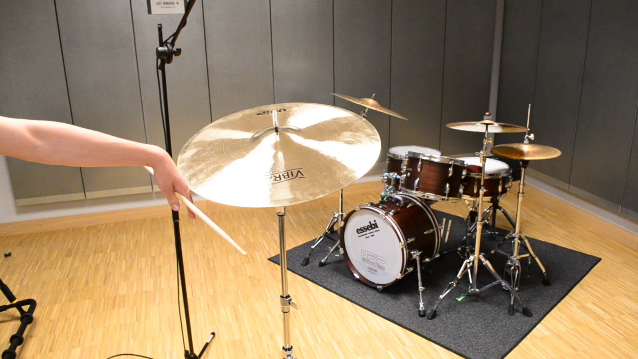 UFIP vibra series - 22" ride - YouTube