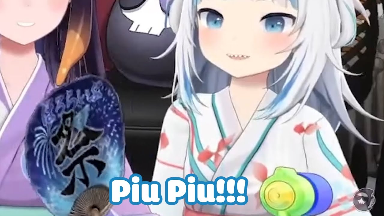 【Hololive Vietsub】Gura có súng á =)) Tiger Shark - YouTube