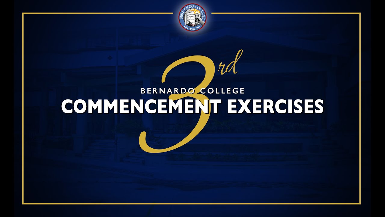 Bernardo College - SHS Graduation (SY 2019 - 2020) - YouTube