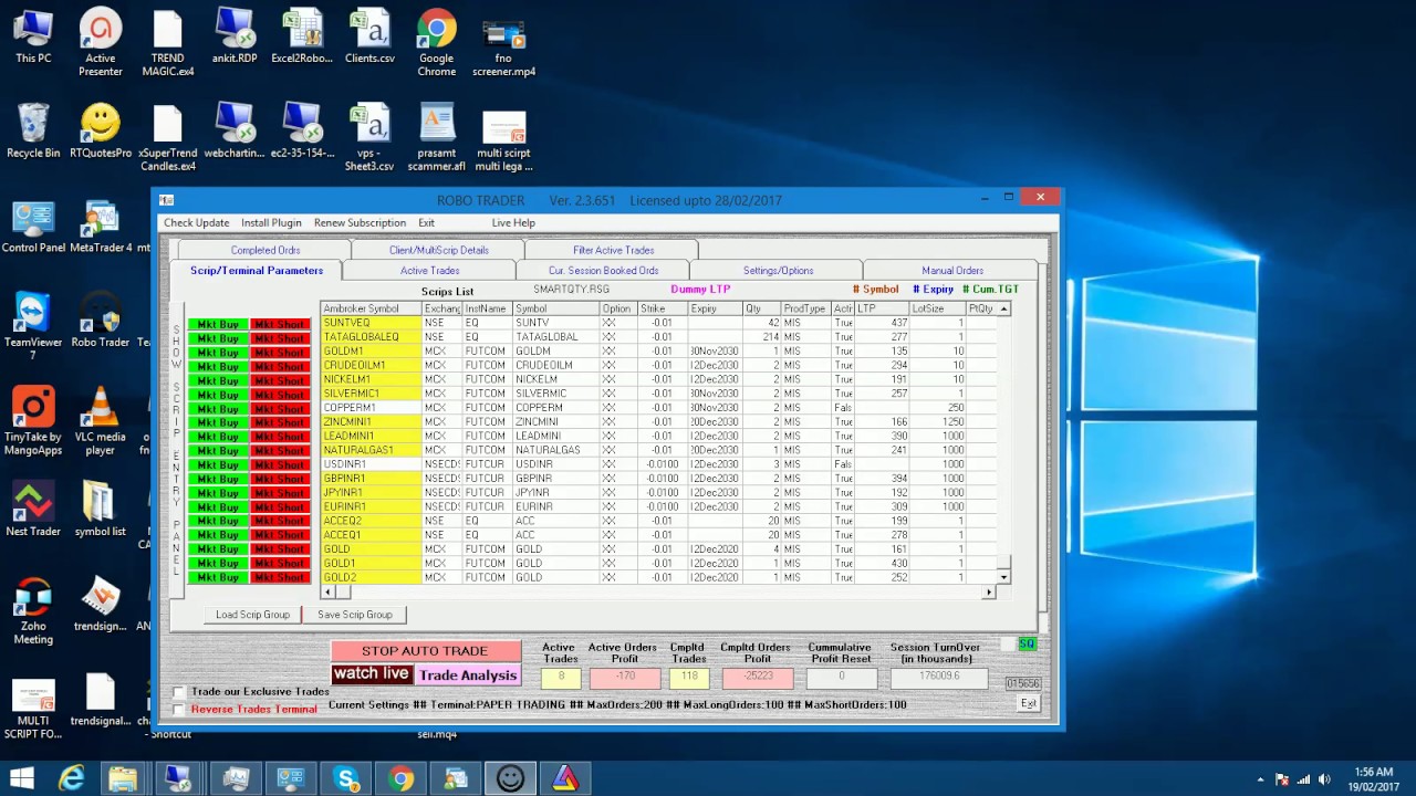 ROBO FILTER ACTIVE TRADE - YouTube
