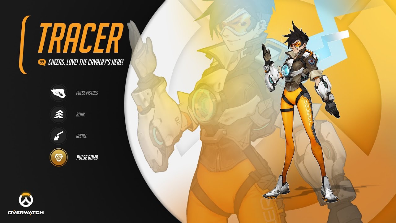 Tracer Gameplay Overview | Overwatch | 1080p HD, 60 FPS - YouTube