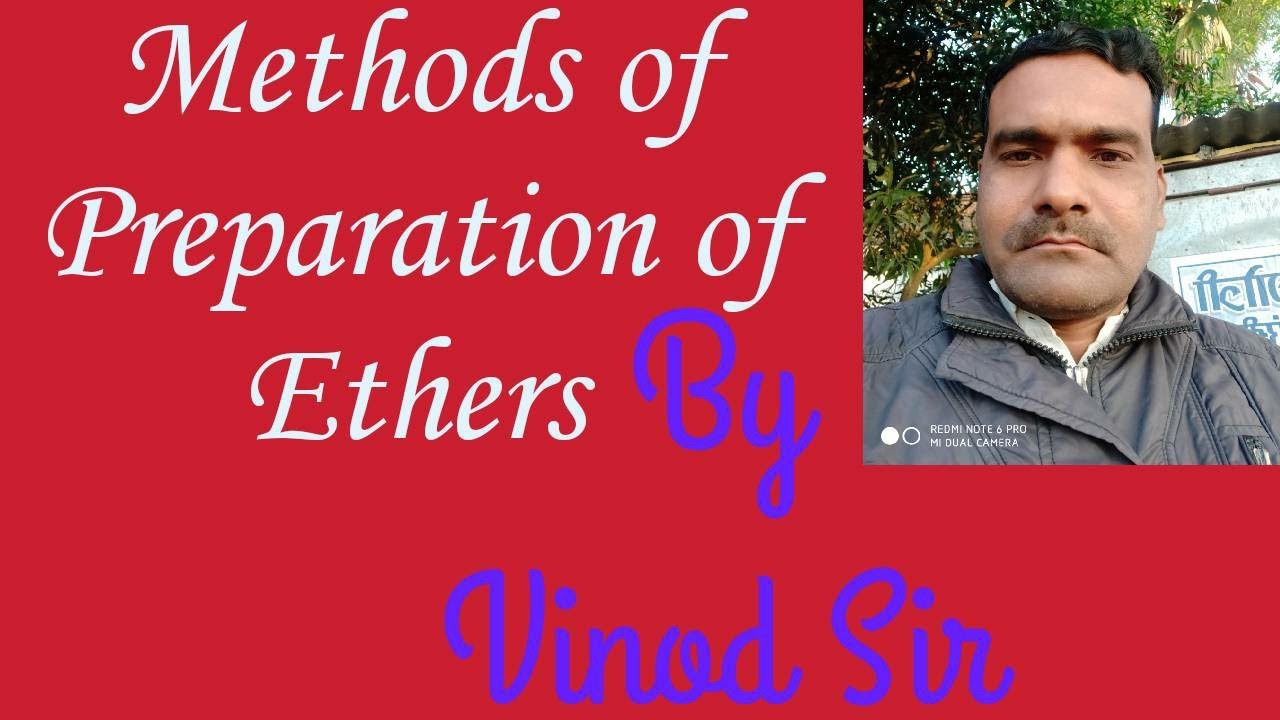 Ethers:Methods of Preparation - YouTube