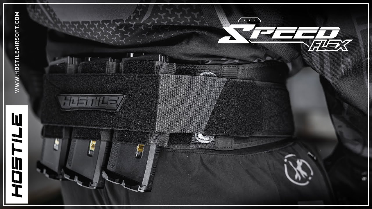 Hostile Airsoft - Speed Flex Belt for Competitive Speedsoft - YouTube