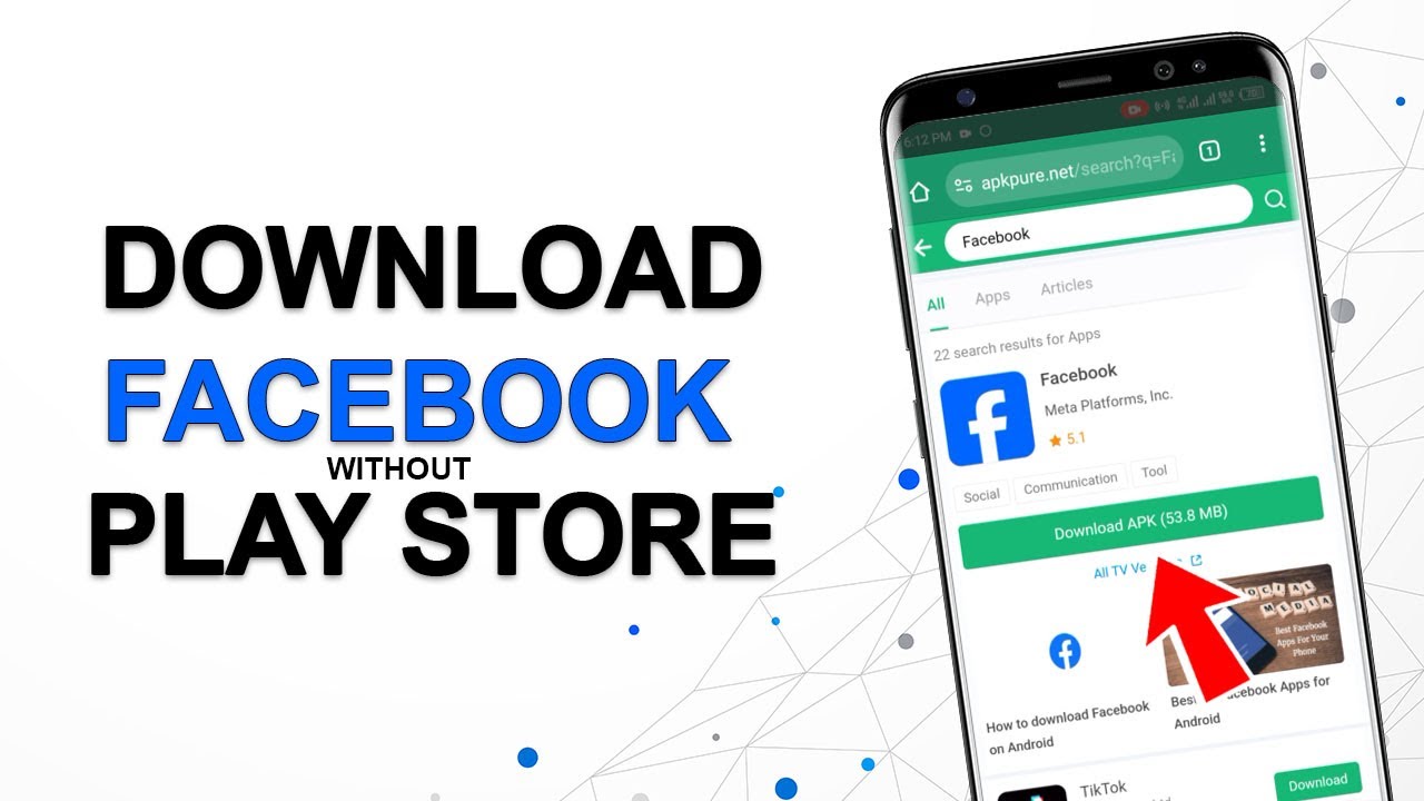 How to Download Facebook App Without Play Store on Android - YouTube