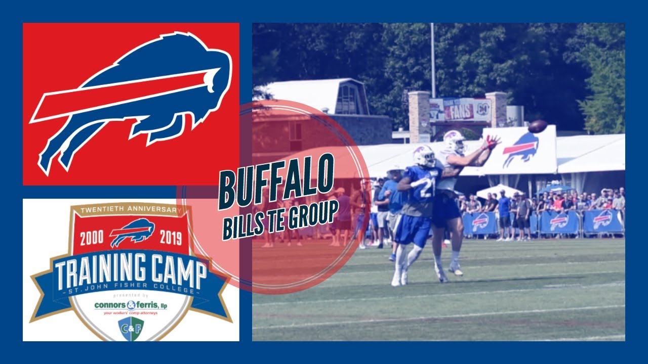 Buffalo Bills Training Camp 2019 (TE Group) - YouTube