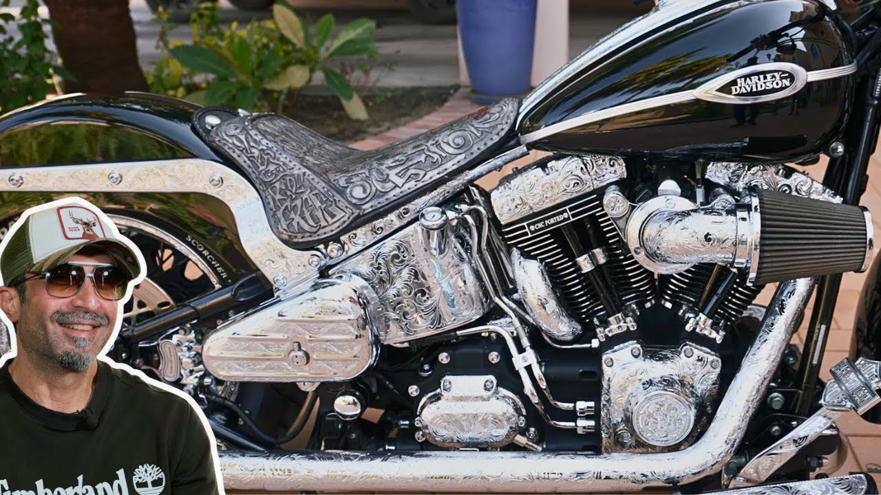 Discover The World's Most Awesome Harley Engraving - YouTube