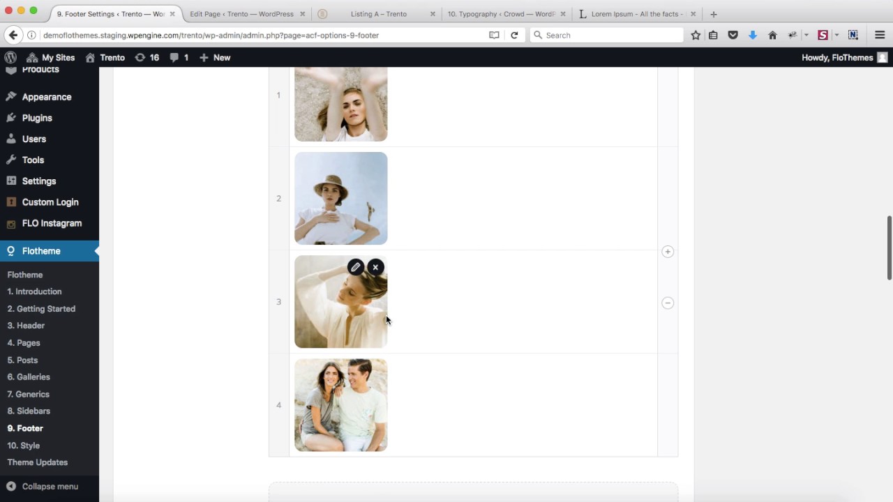 Flothemes :: Trento - Footer Settings - YouTube