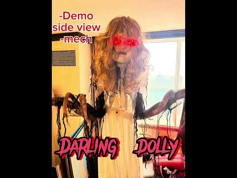 Darling Dolly Spirit Halloween close up, mech, demo, and side veiw ...