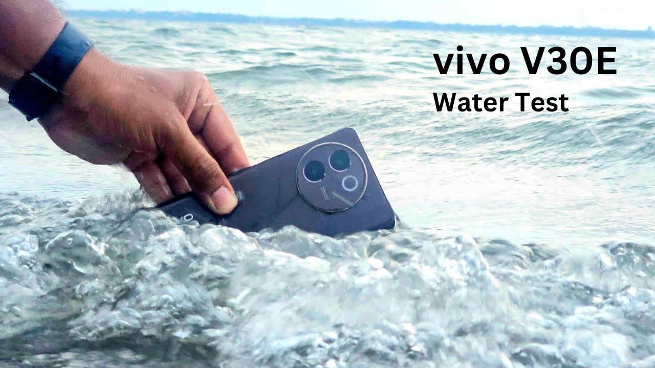 Vivo V30e 5g Water Test | IP64 water and dust resistant - YouTube