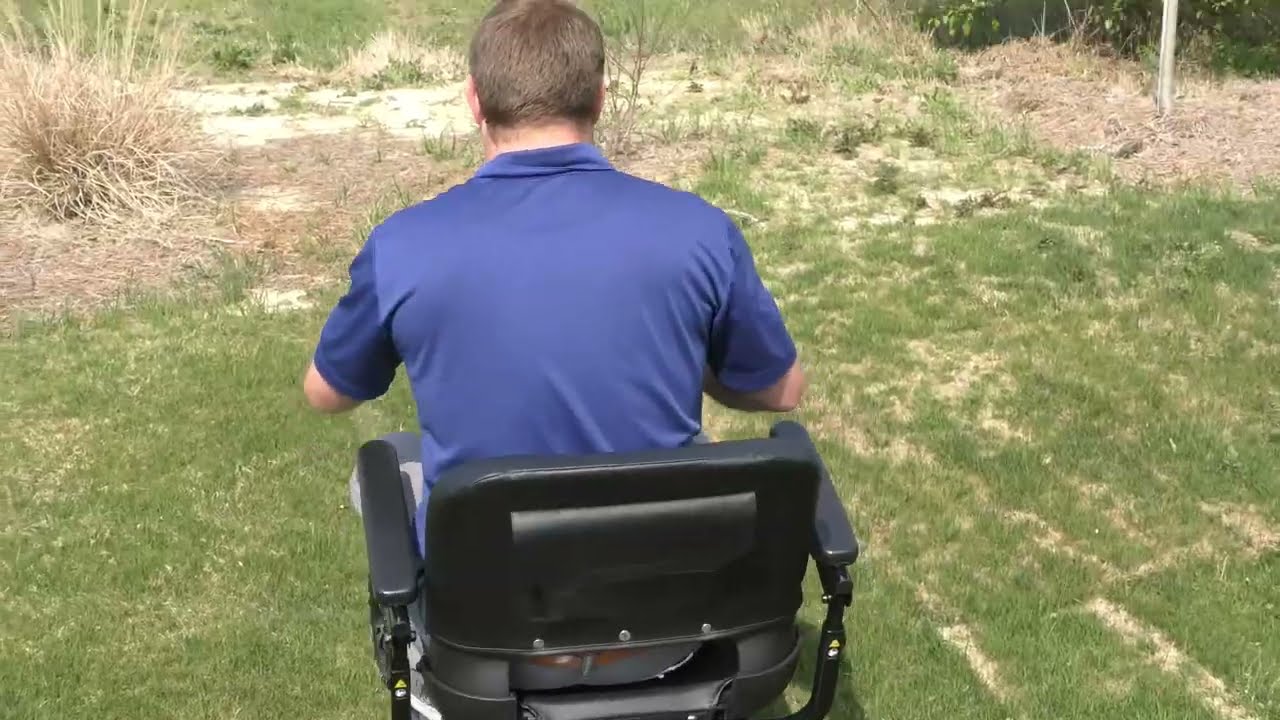 Pride Mobility Revo 2.0 4 Wheel Ride around! - YouTube