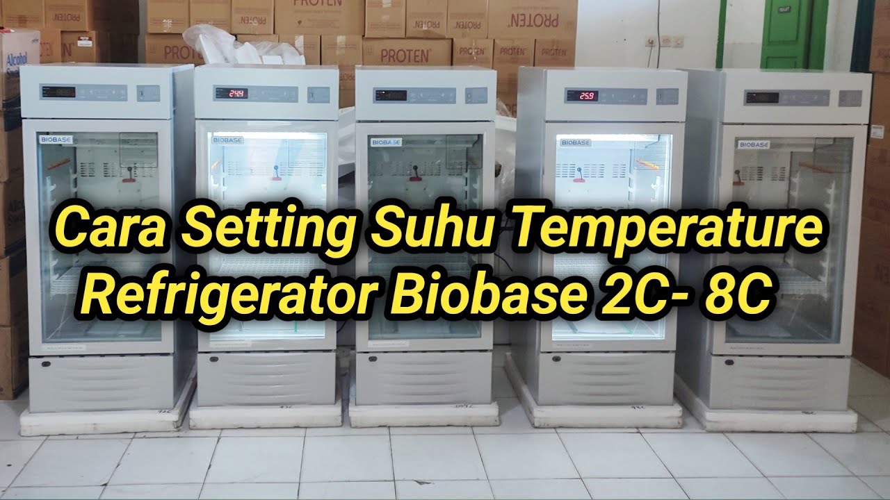 Cara Setting Suhu Refrigerator Biobase - YouTube