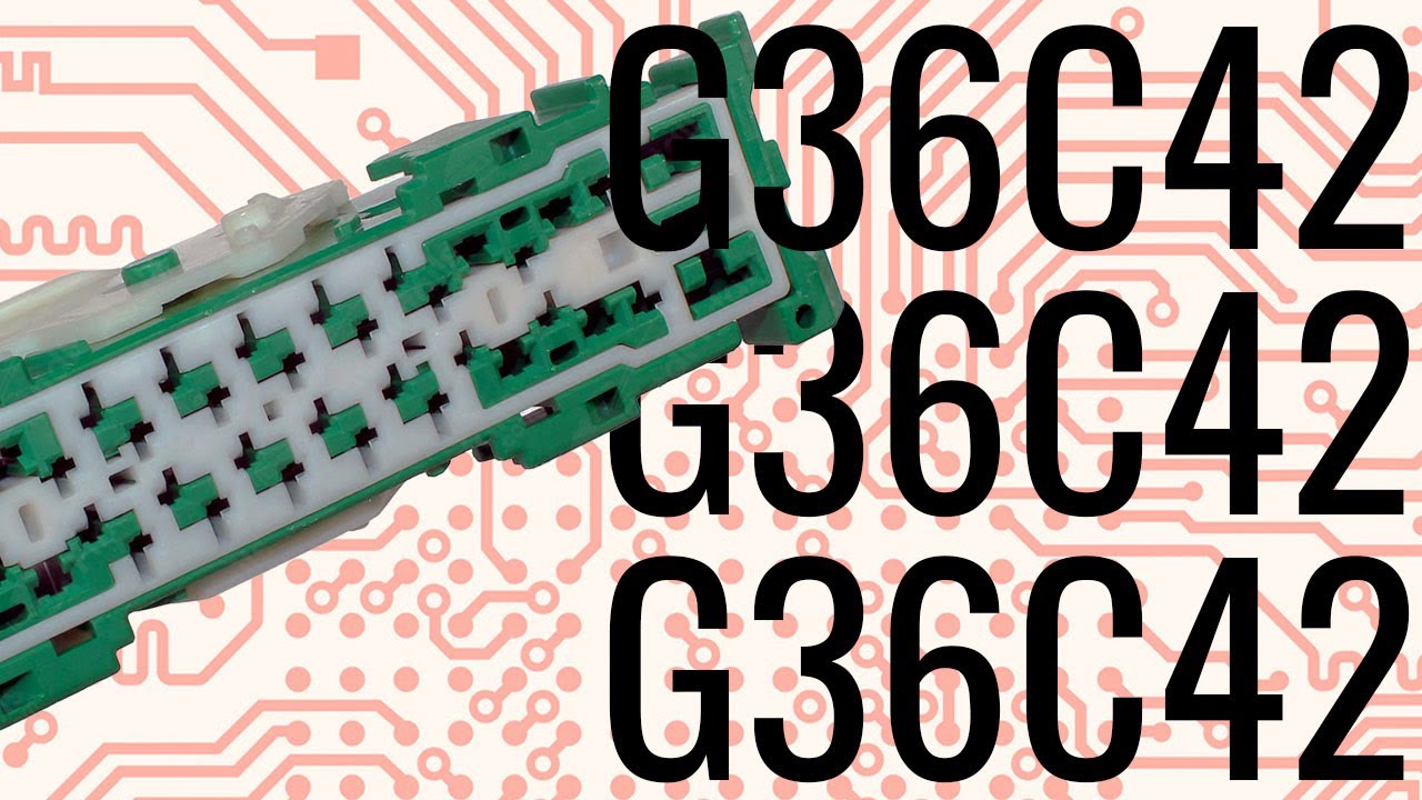 A 42 Pin Automotive Pigtail Connector, G36C42 - YouTube