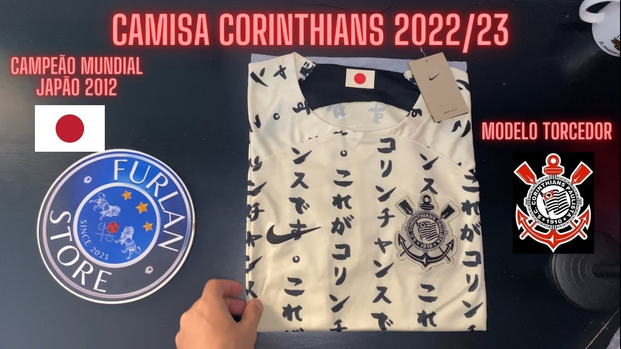 Camisa Corinthians Japão 2022/23 (tailandesa) - YouTube