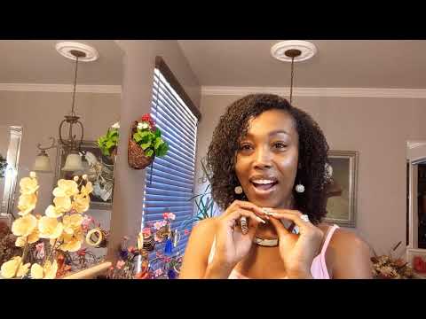 Natural hair color demo and reveal "hair paint" - YouTube