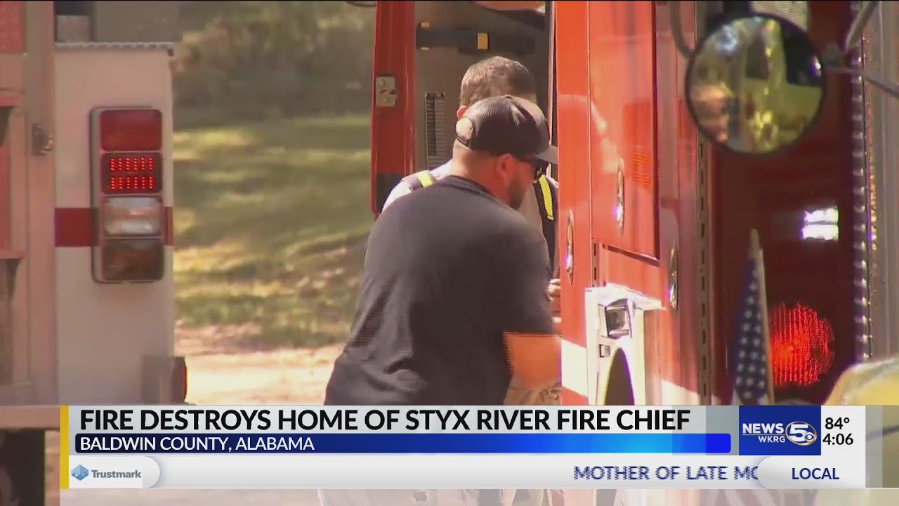 Fire destroys home of Styx River fire chief - YouTube