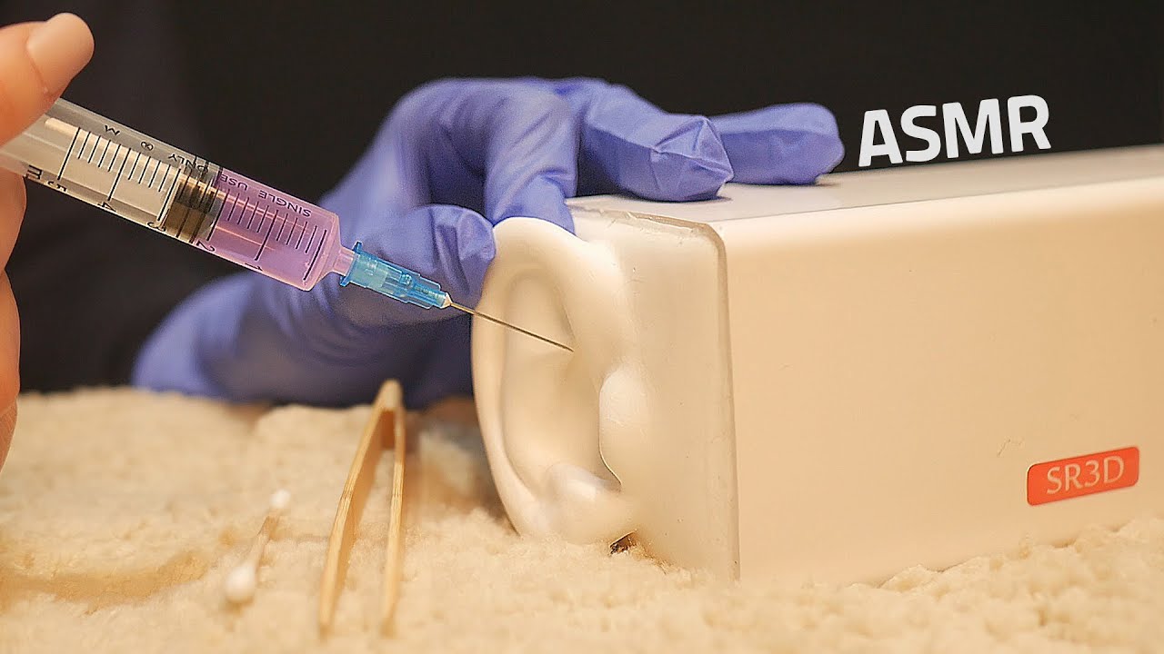[ASMR] Full-Course for You💕 Disinfection, Injection, Ear Cleaning (No ...