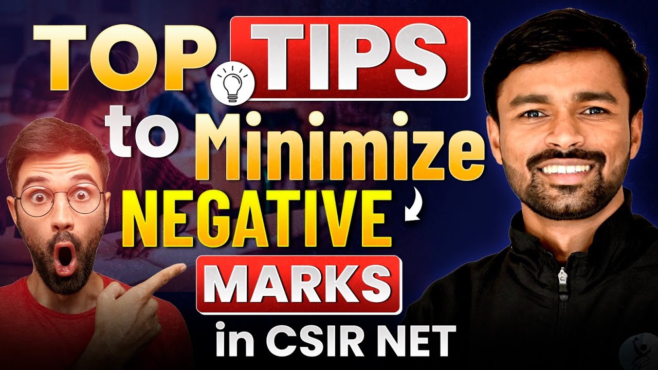 CSIR NET Mathematics Preparation Tips 2025 - Minimize Negative Marks ...