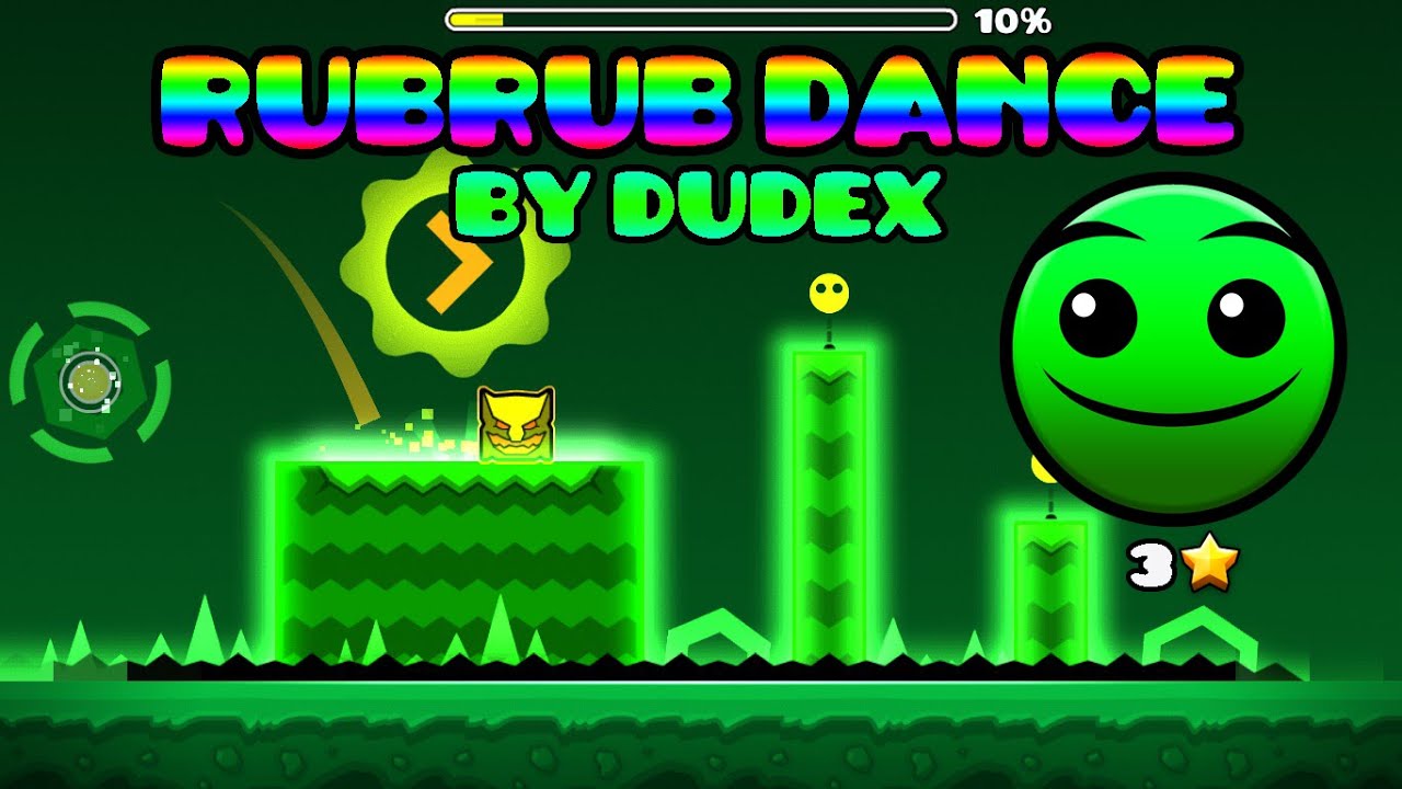 Geometry Dash [2.0] - RubRub Dance by Dudex - YouTube