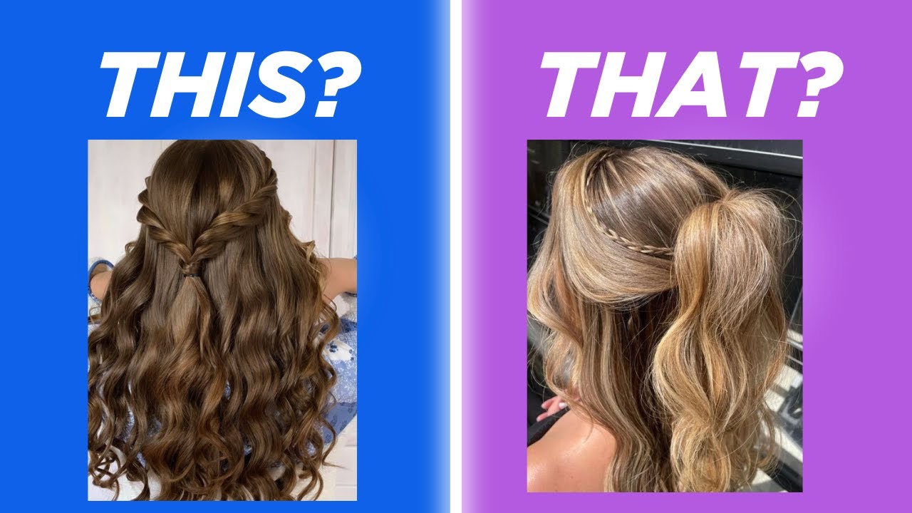 This or That...... Hairstyle edition - YouTube