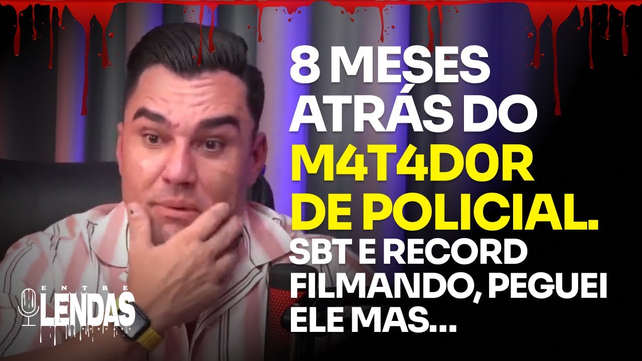 8 MESES ATRÁS DO M4T4D0R DE POLICIAL, SBT E RECORD FILMANDO, PEGUEI ELE ...