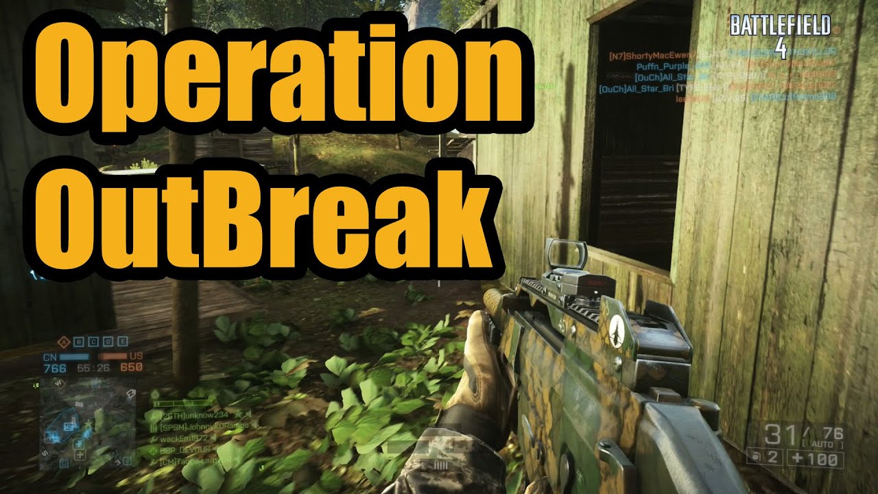 Battlefield 4 - Community Operations - Operation Outbreak PS4 Gameplay Live Commentary - YouTube