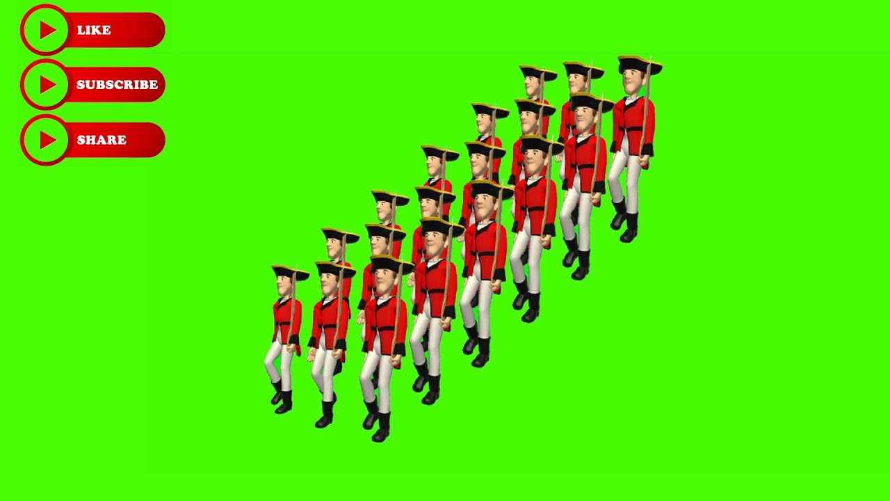 Soldier Green Screen Animation [HD] || Battalion || Tentara Batalyon ...