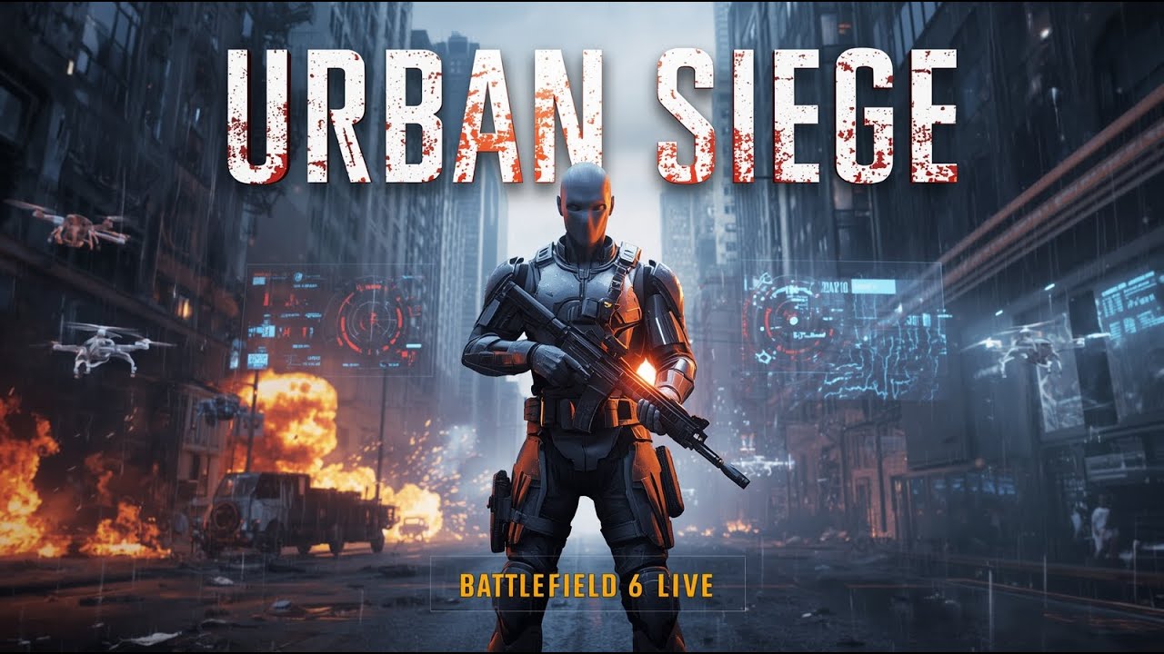 LIVE: Battlefield 6 Campaign – Urban Siege | Tactical Realism & Veteran ...
