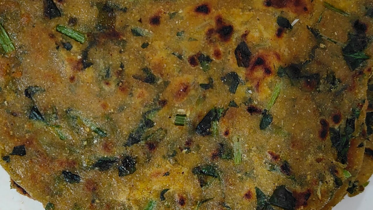 Bathua and methi paratha ! mathri are a very easy and simple style ...