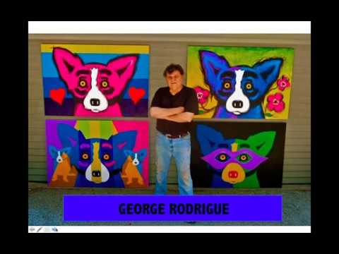 The Blue Dog Art Lesson - YouTube