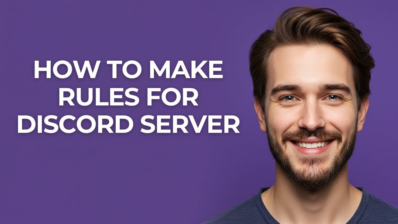 How To Make Rules For Discord Server - GUIDE! - YouTube