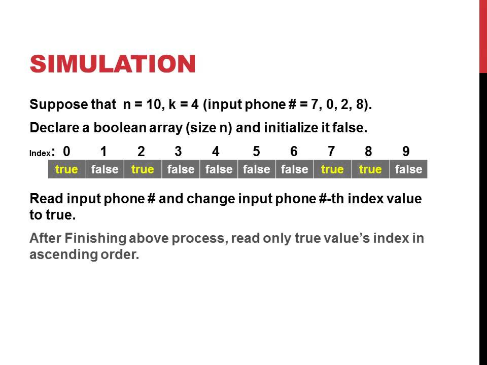 [Programming Pearls 2E] Column01-Problem03: Sort Simulation Using A ...