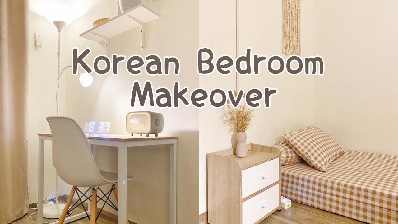 KOREAN BEDROOM MAKEOVER | Makeover Kamar - YouTube