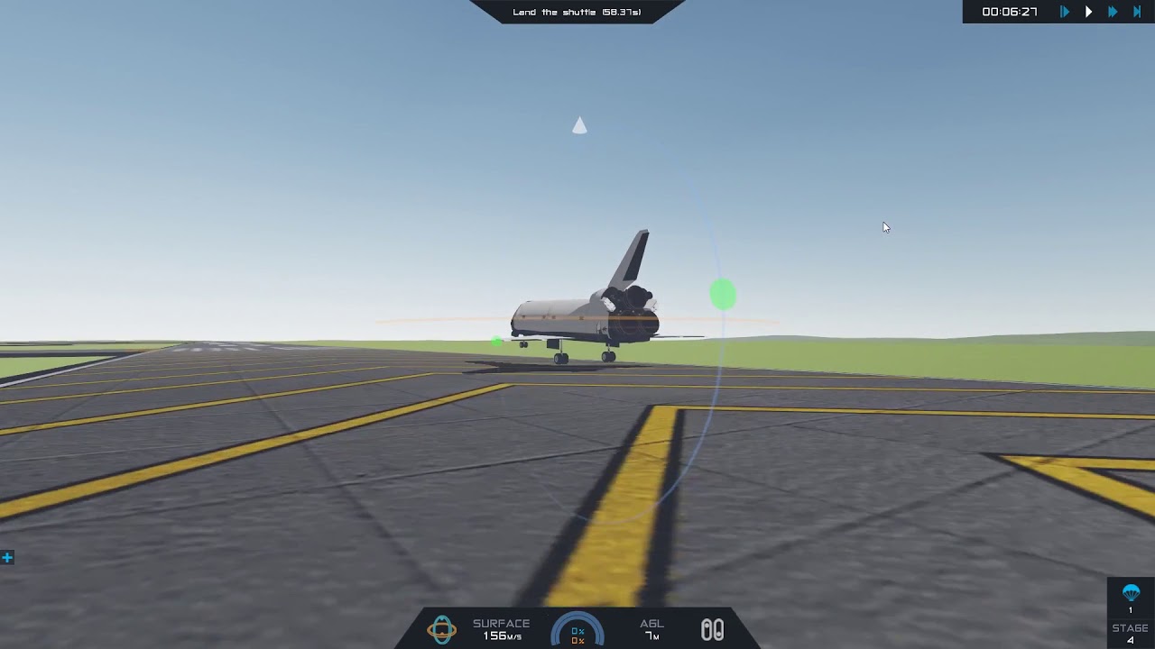 SimpleRockets 2 - mission land the shuttle - YouTube